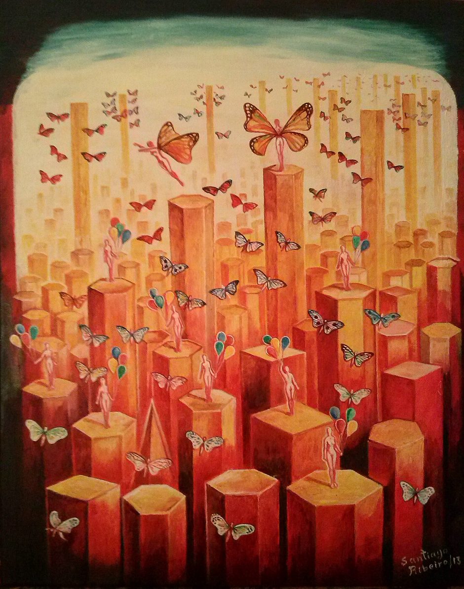 The European artist Santiago Ribeiro exhibit in London, UK, for the ...