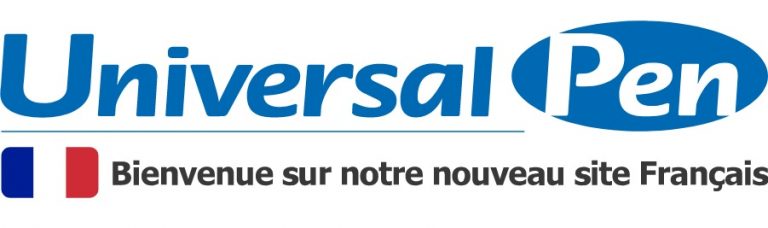 Un nouveau look pour Universal Pen relançant son site Web de produits ...