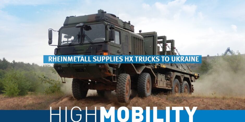 Rheinmetall to deliver 26 high-mobility military trucks to Ukraine ...