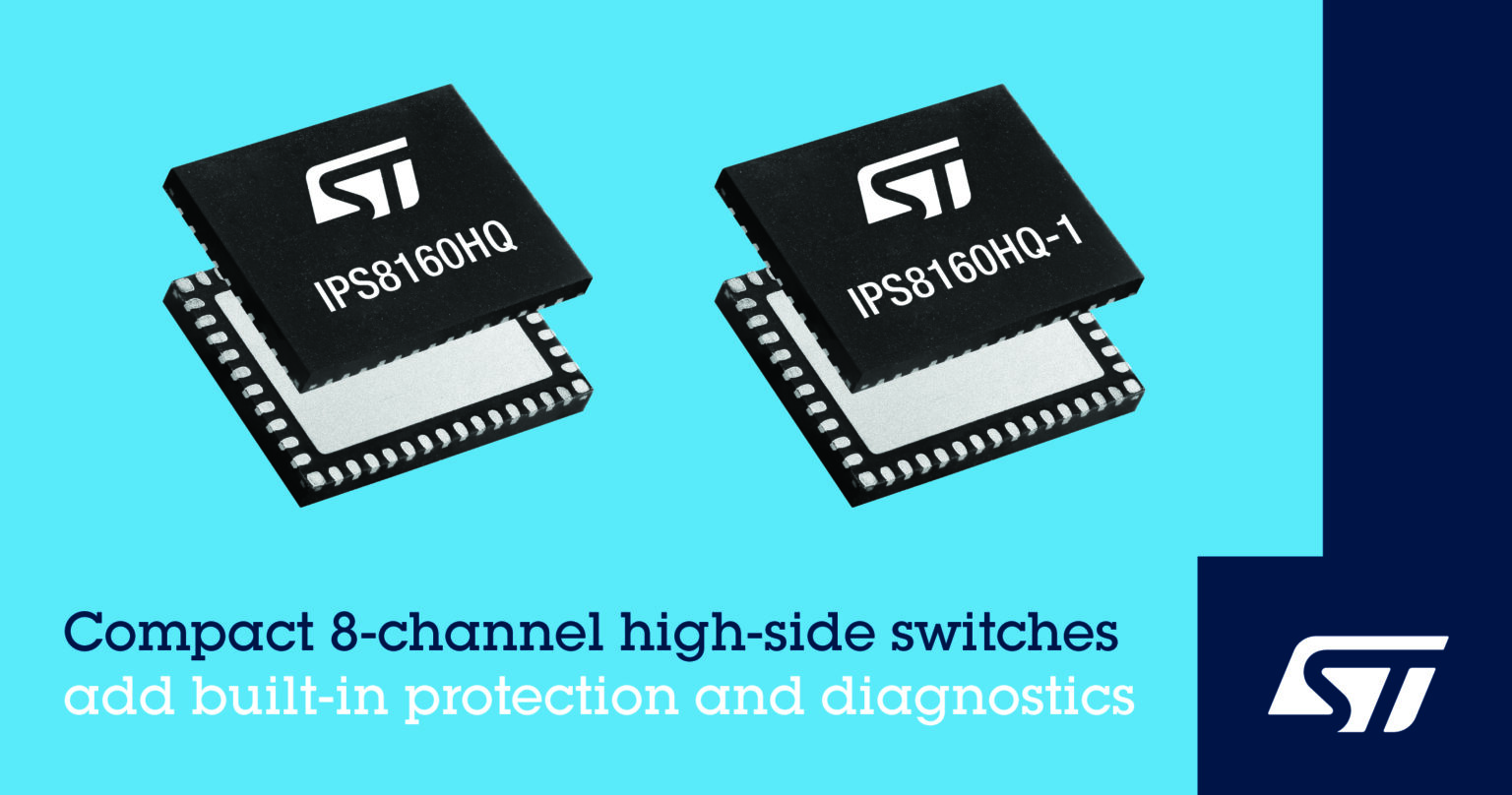 STMicroelectronics Introduces Compact High-Side Switches for Enhanced ...