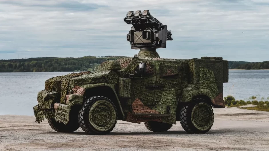 Saab Demonstrates Integrated Air Defense Solution for JLTV with Missile ...