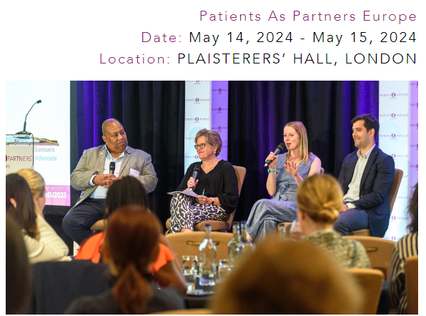 Patients as Partners® Europe Announces the Launch of 8th Annual Meeting ...