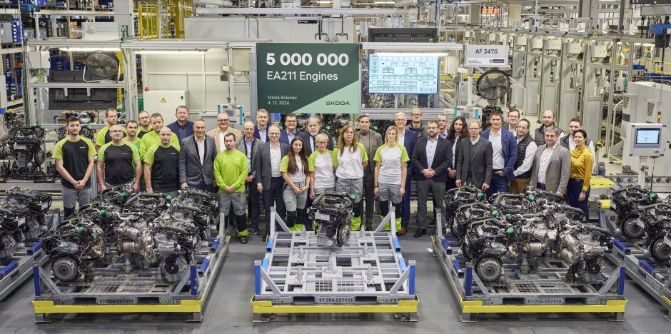 Škoda Auto Marks 125 Years of Engine Production with 15 Million Units ...